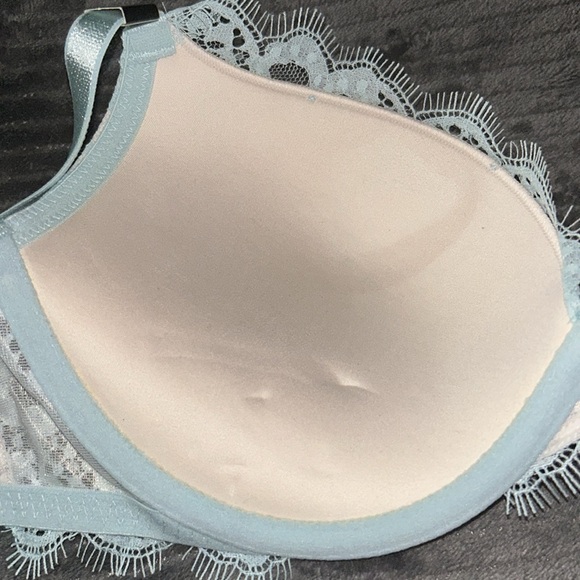 Victoria's Secret | Intimates & Sleepwear | Light Blue Lace Push Up Bra ...